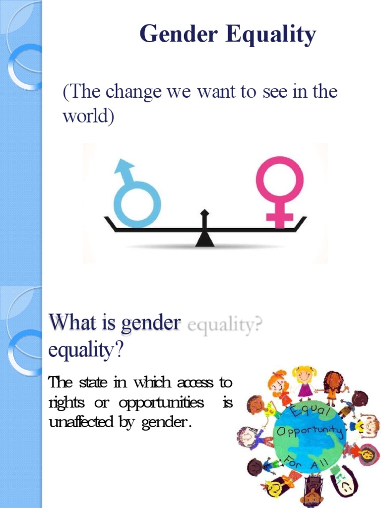 Gender Equality Presentation | PDF