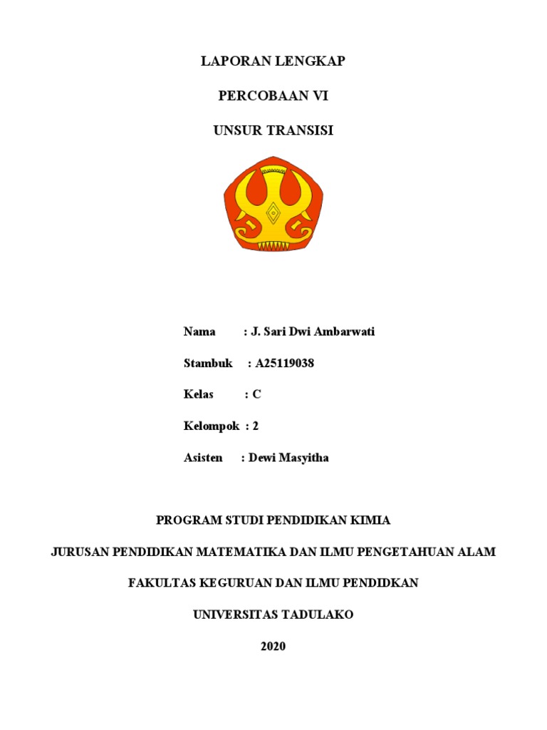 Karakteristik Ion Kompleks Logam Golongan Transisi | PDF