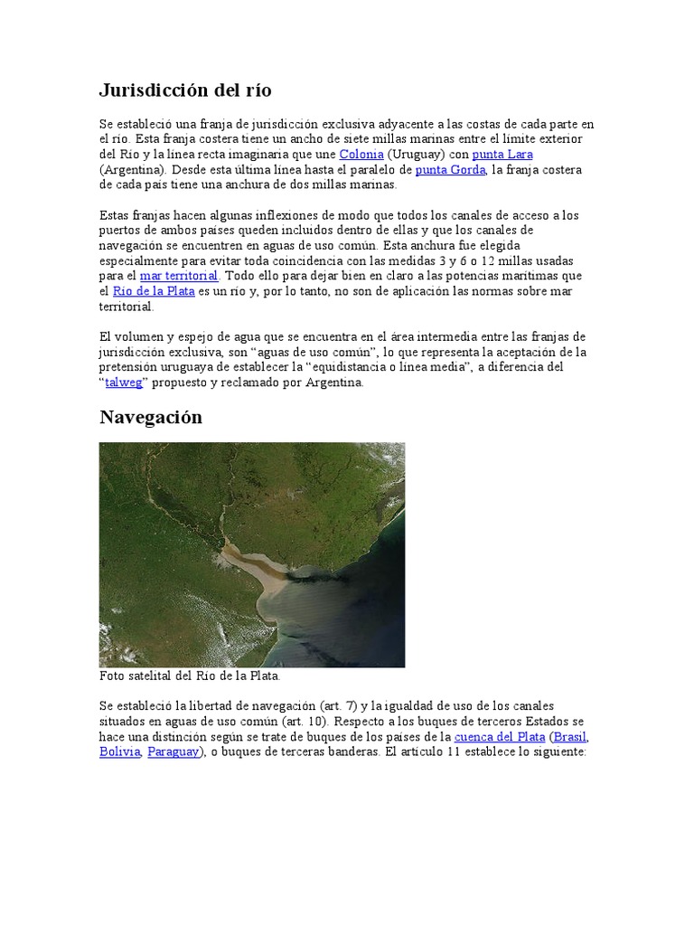 Tratado Del Río de La Plata 2 | PDF