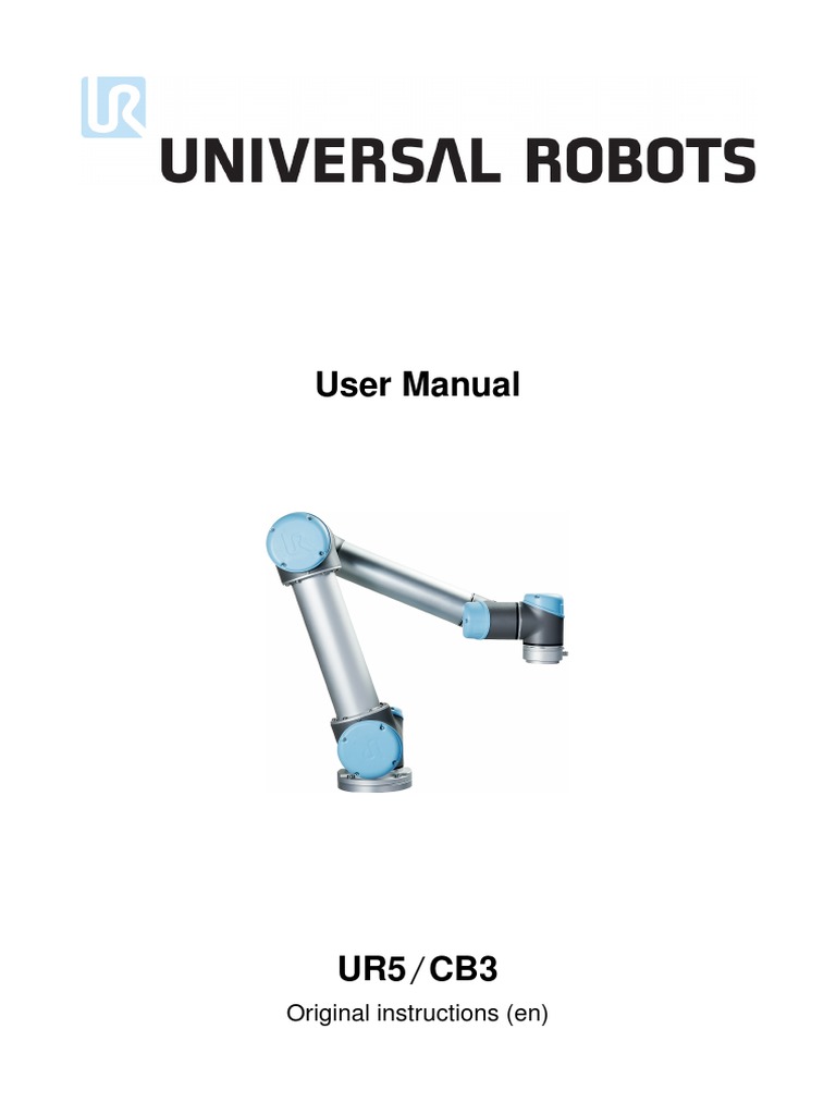 User Manual: Original Instructions (En) | PDF | Safety | Robot