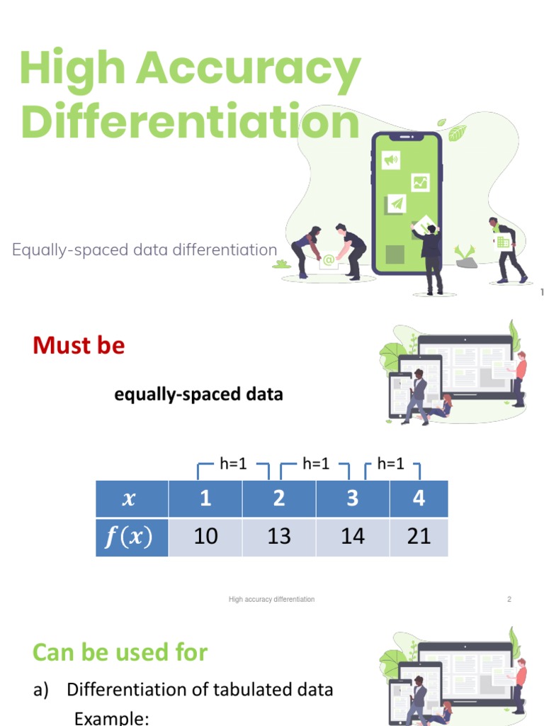 Chapter 6 High Accuracy Differentiation | Download Free PDF ...