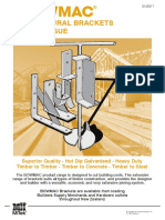 Bowmac Structural Brackets Catalogue | PDF | Lumber | Materials