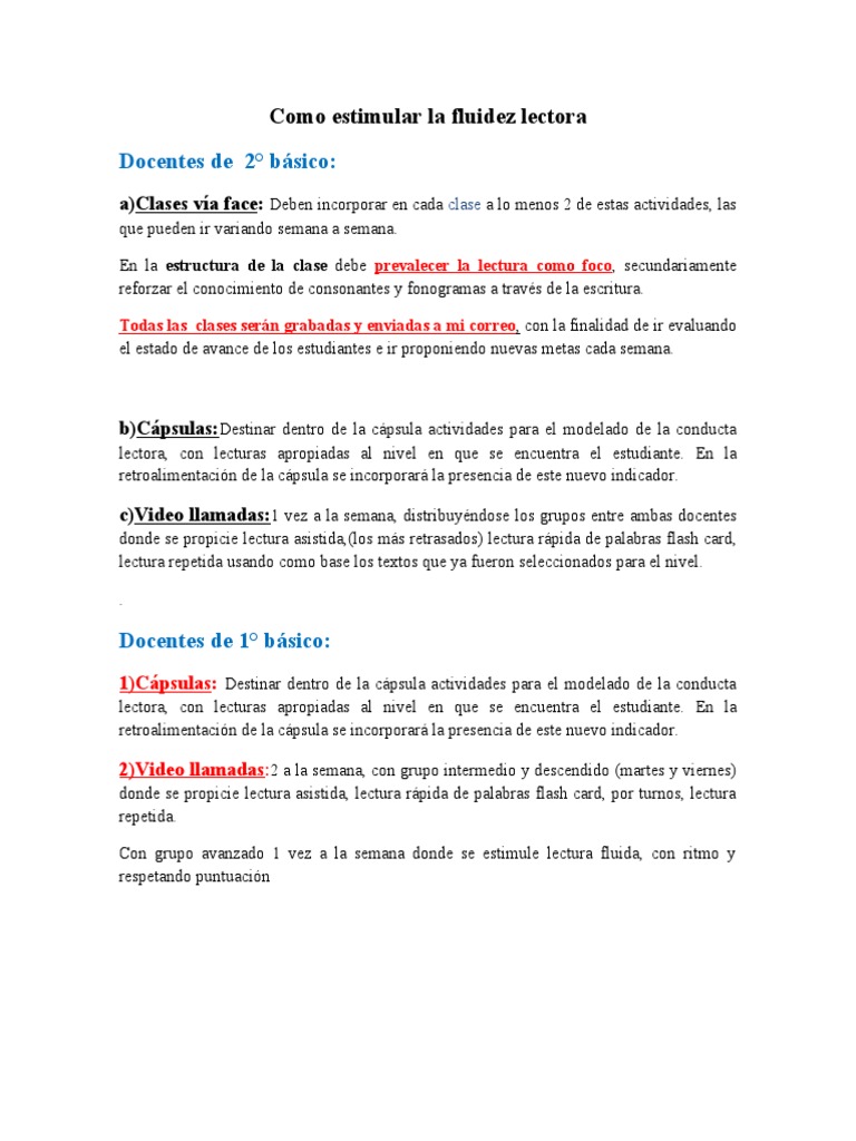 Fluidez Lectora | PDF | Comprensión lectora | Idiomas