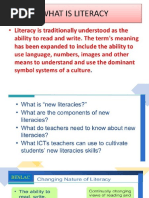 Traditional Literacies | PDF | Literacy | Learning