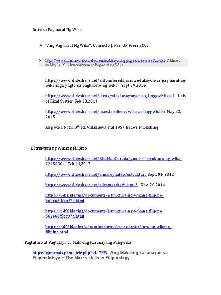 Assignment MA Filipino | PDF