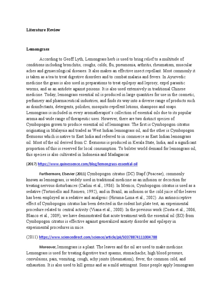 Literature Review Capstone | PDF | Gelatin | Diseases And Disorders