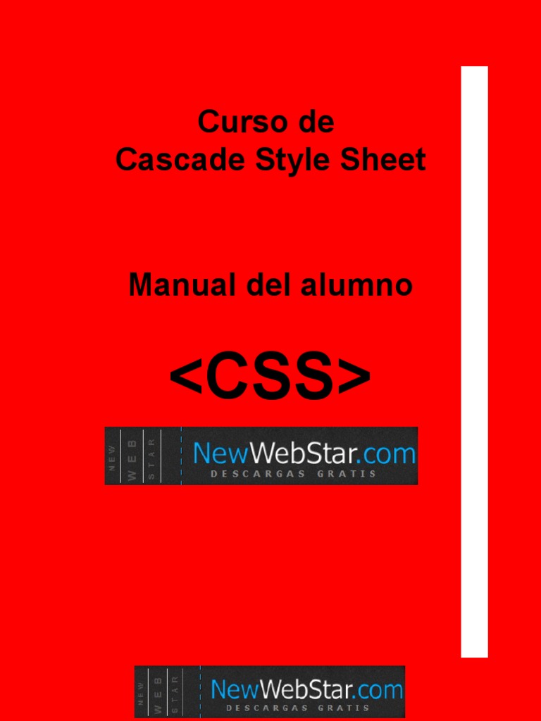 Curso de CSS: Hojas de Estilo | PDF | Hojas de estilo en cascada | HTML