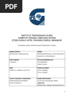 Contoh Template Tugasan Ipg | PDF