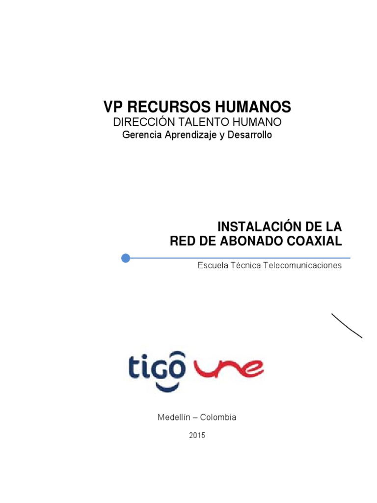 Instalacion Ra Coaxial - Actualizado - Final PDF | PDF | Cable coaxial ...