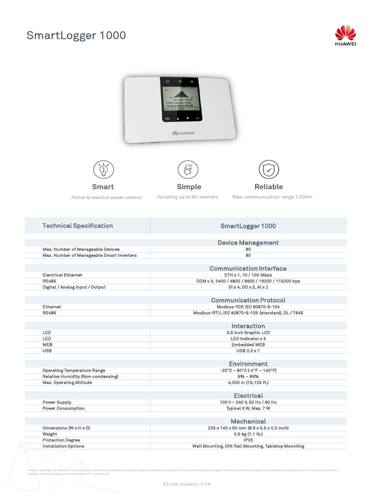 Smart Logger 1000 | PDF | Usb | Computer Hardware