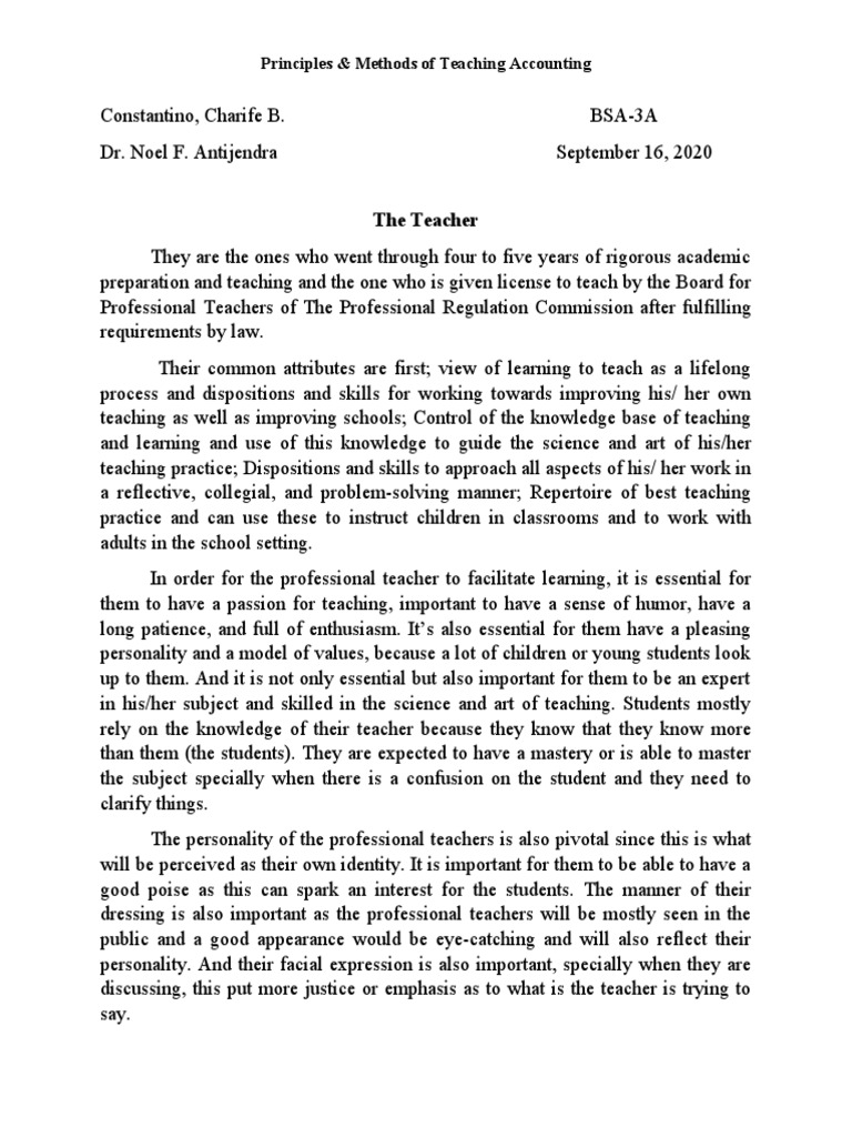 Chapter 2, Reflection | Download Free PDF | Teachers | Educational Psychology