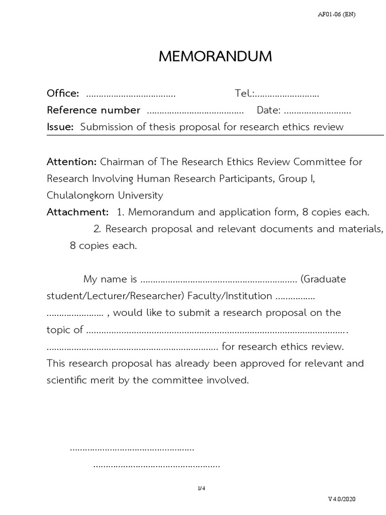 Thesis Proposal Submission Memo | PDF | Public Sphere | Business