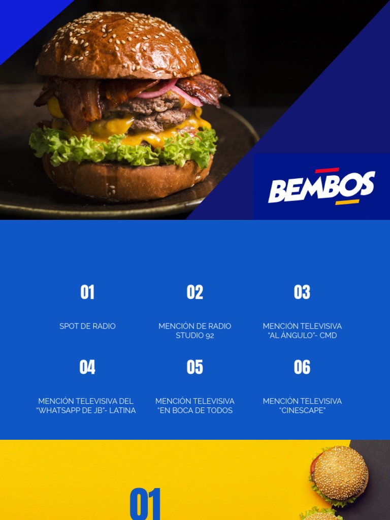 BEMBOS | PDF | Cocina | Alimentos