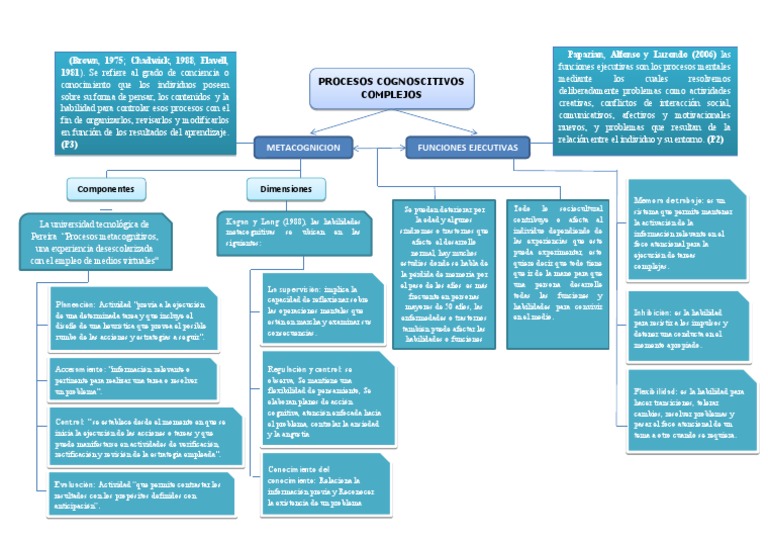 Mapa Conceptual | PDF | Funciones ejecutivas | Teoria de la mente