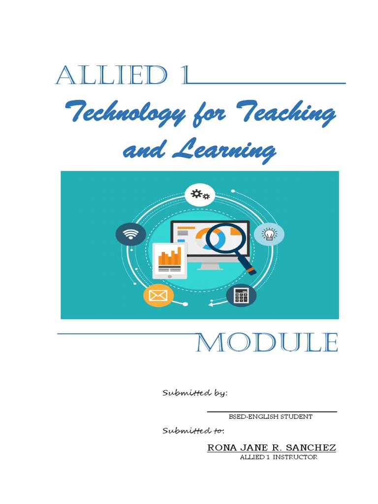 MODULE Technology For Teaching and Learning PDF | PDF | Educational ...