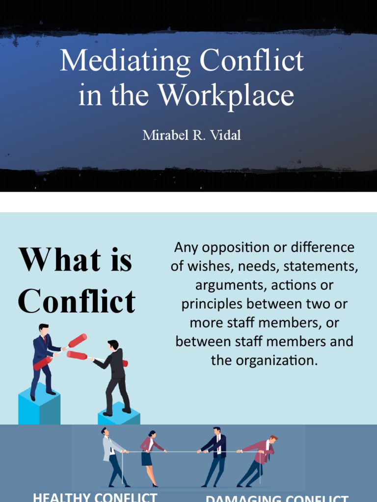 Mediating Conflict | PDF | Mediation | Applied Psychology