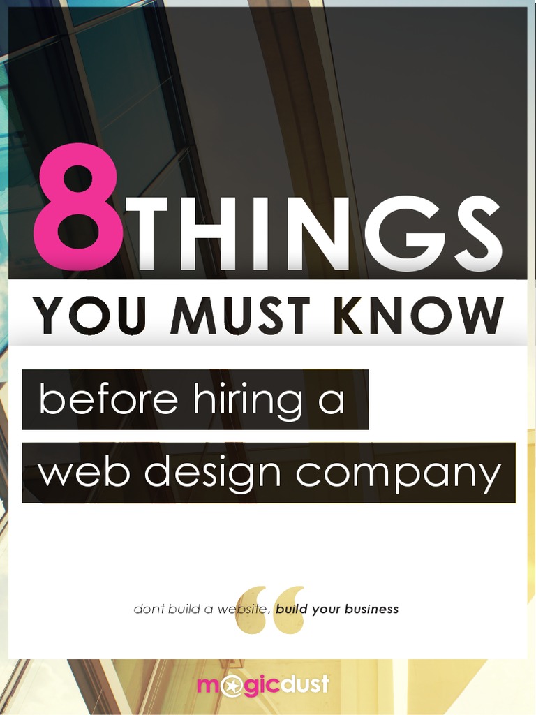 8 Things You Must Know | PDF | Lag | Web Design