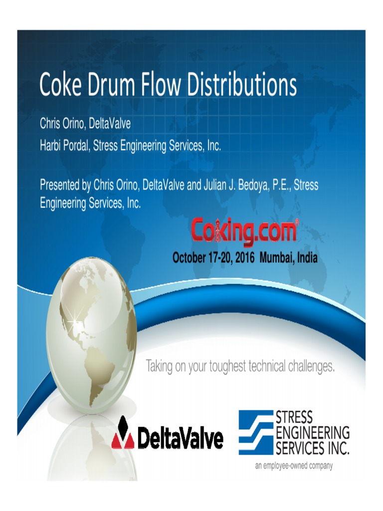 Coke Drum Flow Distributions | PDF | Nozzle | Fluid Dynamics