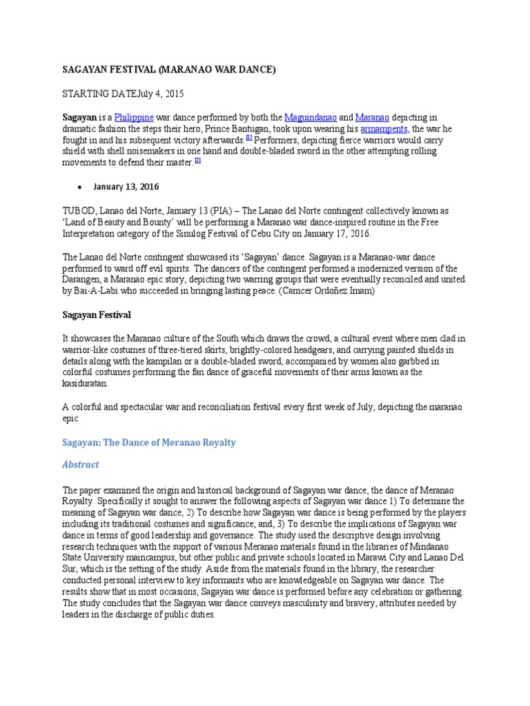 Philippine Maguindanao Maranao Armampents: Sagayan Festival (Maranao ...