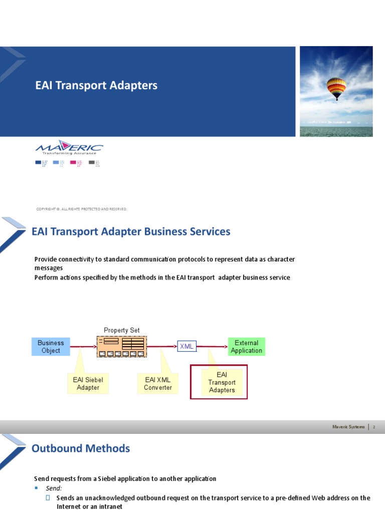 EAI Transport Adapters | PDF | Hypertext Transfer Protocol | Computer Architecture