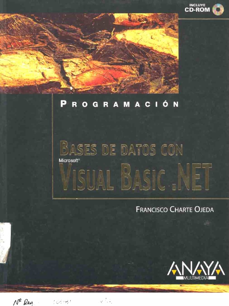 (Anaya) Bases de Datos Con Visual Basic Net | PDF | SQL | Active X Data Objects