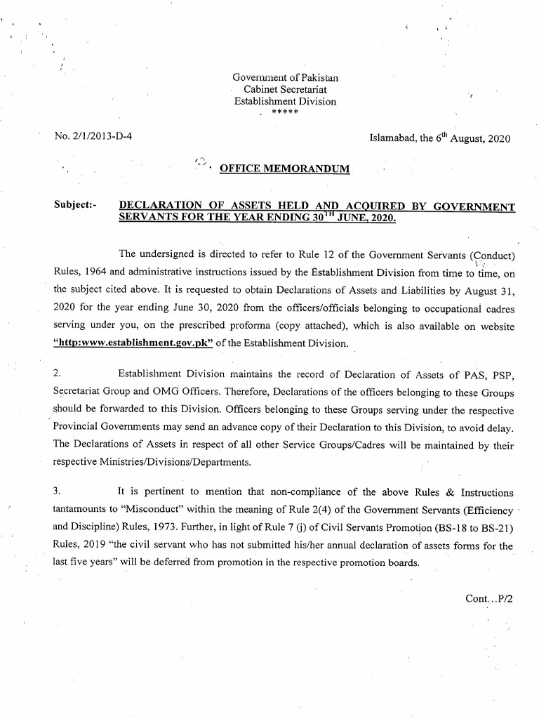 Declaration of Income and Asset Letter and Proforma | Download Free PDF ...