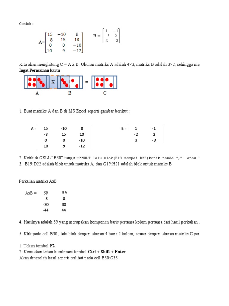 Latihan Operasi Matriks | PDF | Sains & Matematika