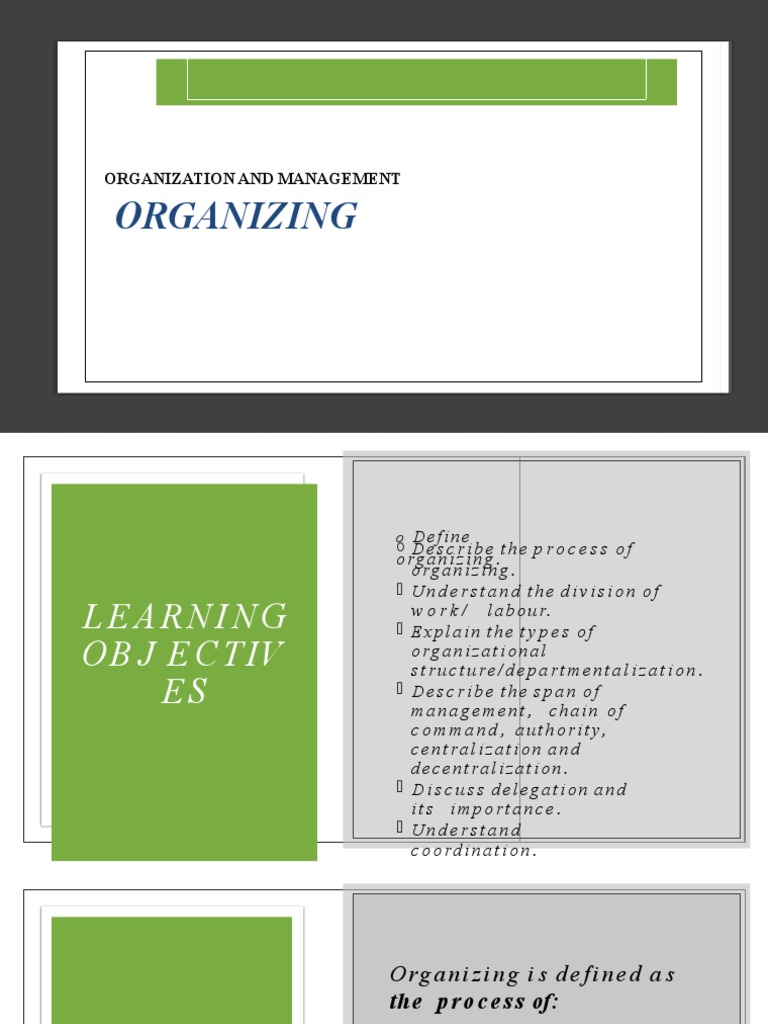 Organizing and Management Fundamentals | PDF | Business