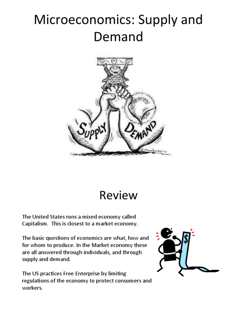 Microeconomics: Supply and Demand | PDF | Demand | Supply (Economics)