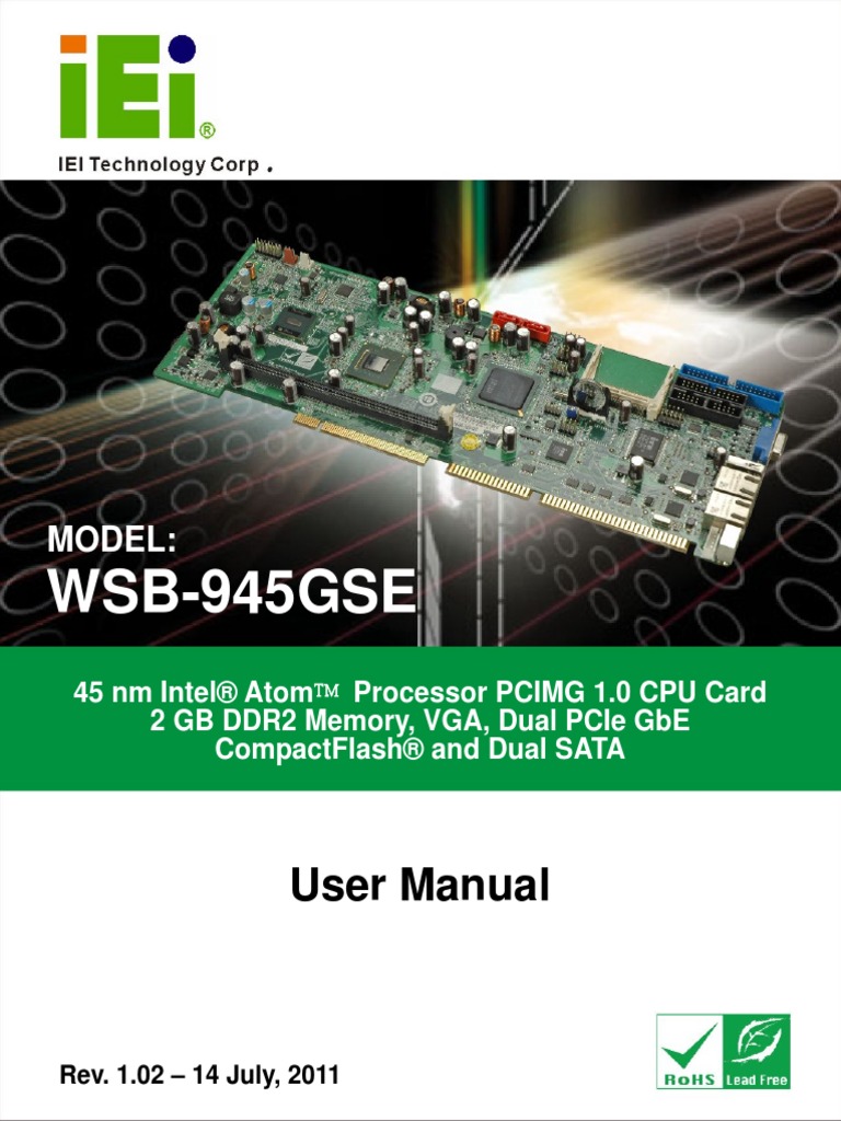 WSB-945GSE - UMN - v1.02 (PCI Motherboard) PDF | PDF | Digital ...