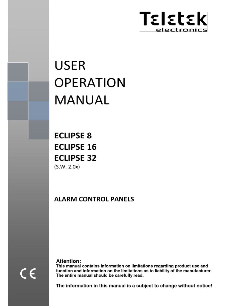 User Operation Manual: Eclipse 8 Eclipse 16 Eclipse 32 | PDF | Computer Keyboard | Menu (Computing)