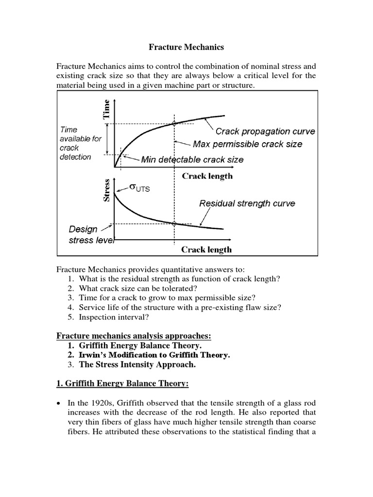 Fracture Mechanics | PDF | Fracture Mechanics | Fracture