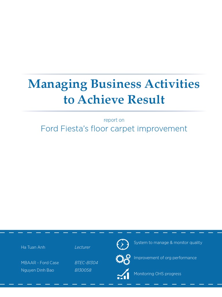 Total Quality Management Ford Motor Heal PDF | PDF | Iso 9000 ...
