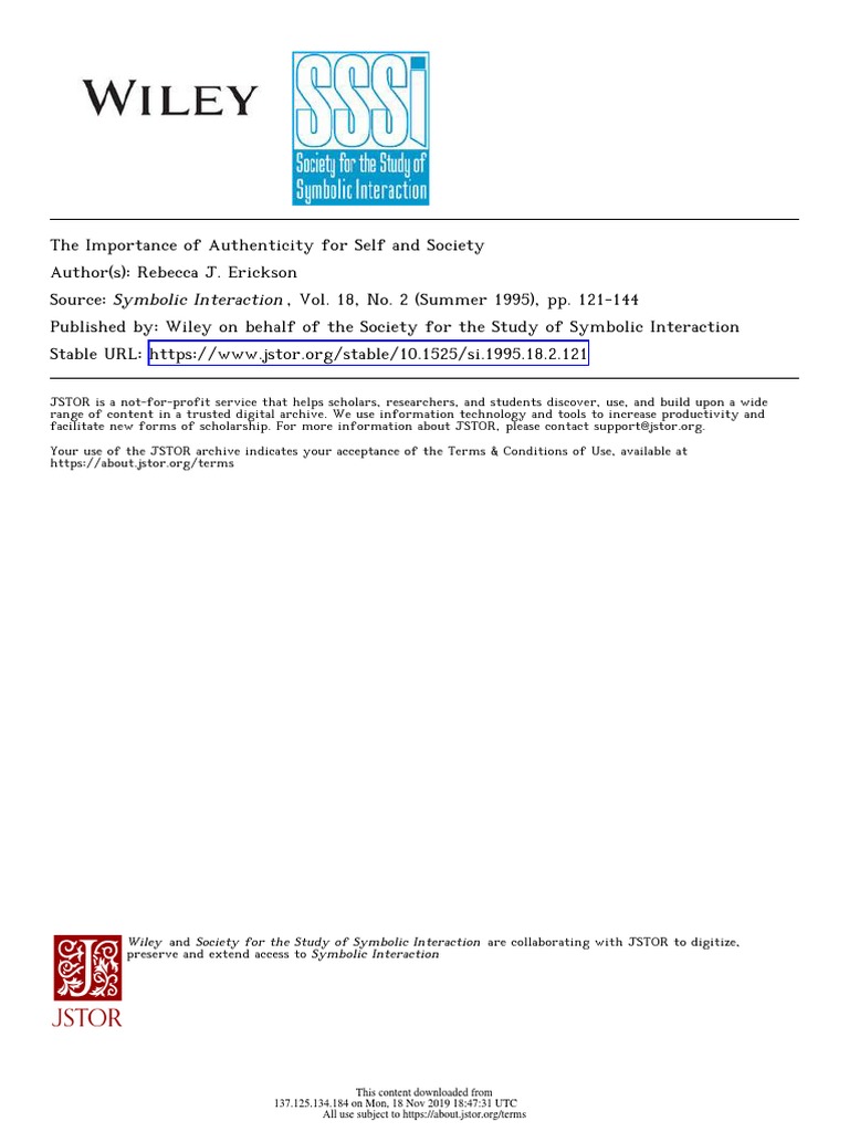 Soc Evidence 3 | PDF | Identity (Social Science) | Self