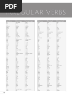 Comprehensive Irregular Verbs List | PDF