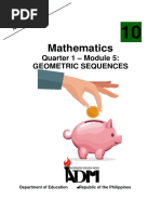 Math 10 - Quarter 1 | PDF | Sequence | Equations
