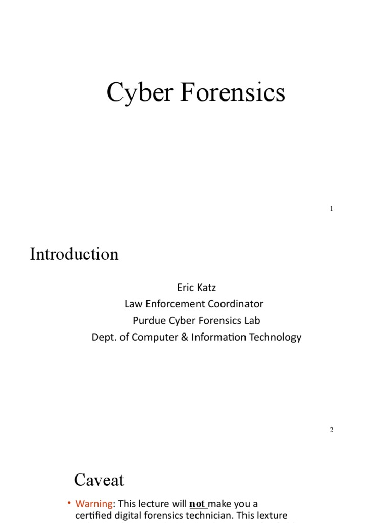 Cyber Forensics | PDF | Computer Forensics | Digital Forensics