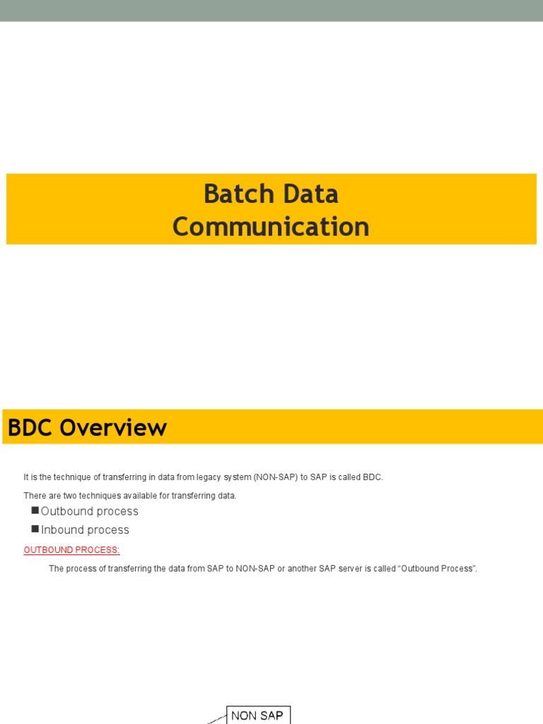 Batch Data Communication Setup | PDF | Database Transaction | Information