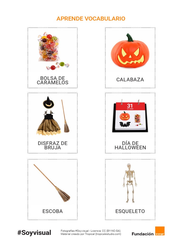 Vocabulario y juegos de Halloween | PDF | Víspera de Todos los Santos ...