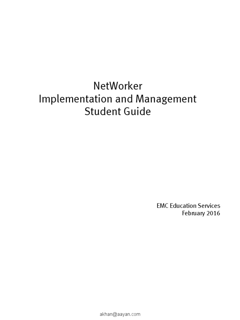 MR-1CP-NWIM Student Guide | PDF | Backup | Computer Data Storage