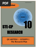ISEF Research Plan Sample | PDF | Scientific Control | Experiment