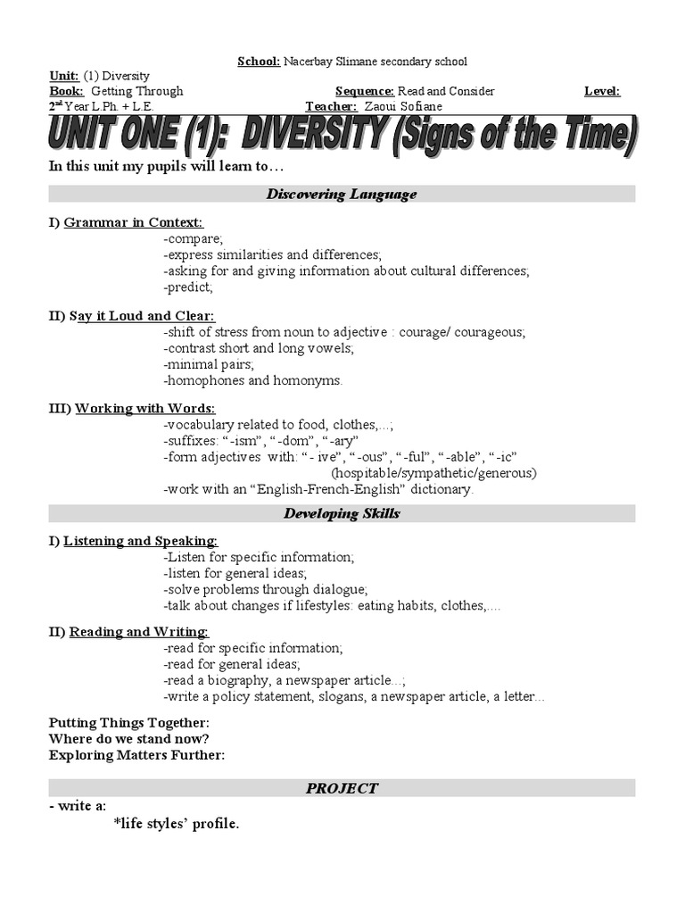 UNIT 1 Signs of The Time | PDF | Communism | English Language