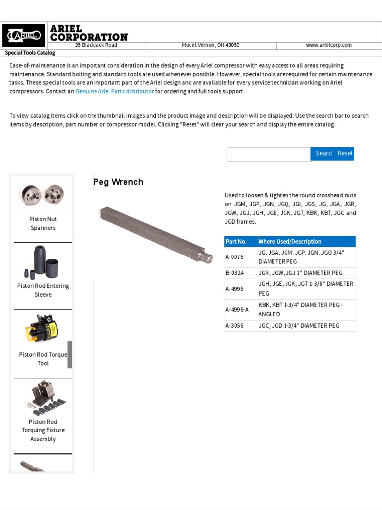 Ariel Corporation - Arielcorp - Com15 | PDF | Nut (Hardware) | Piston