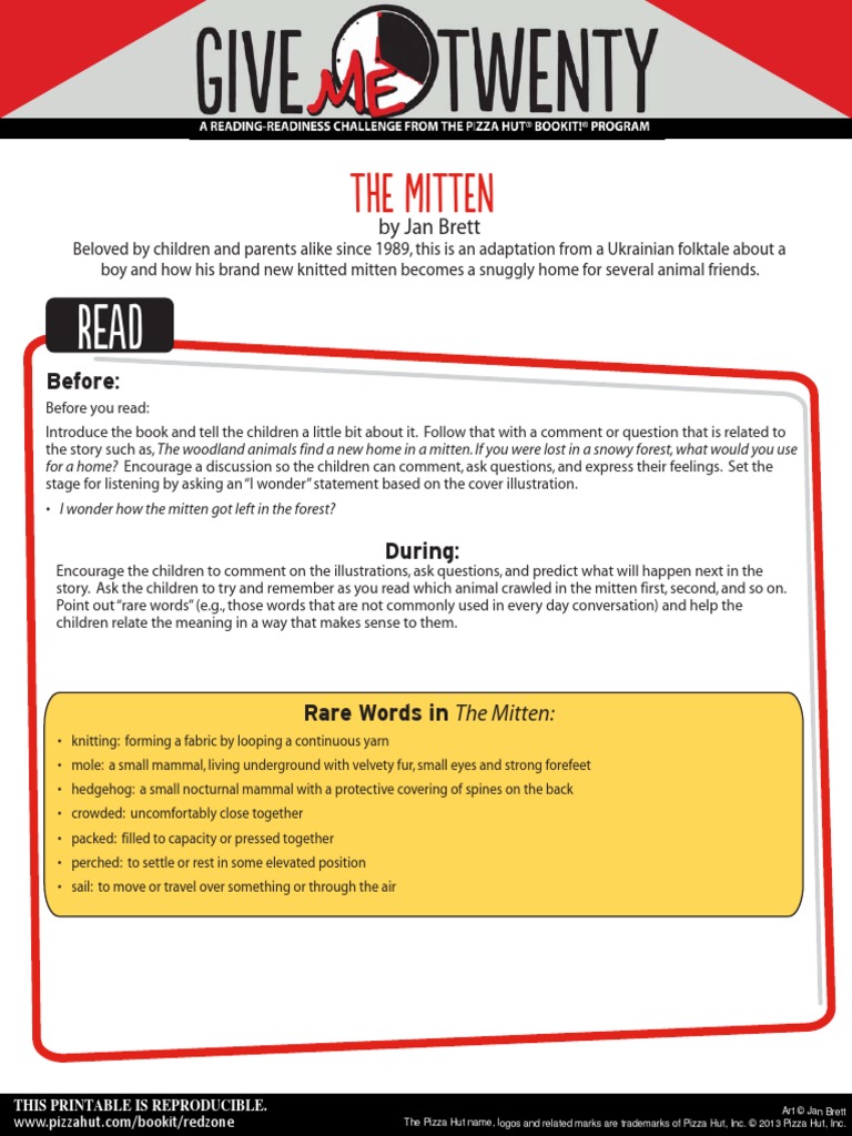 The Mitten PDF | PDF