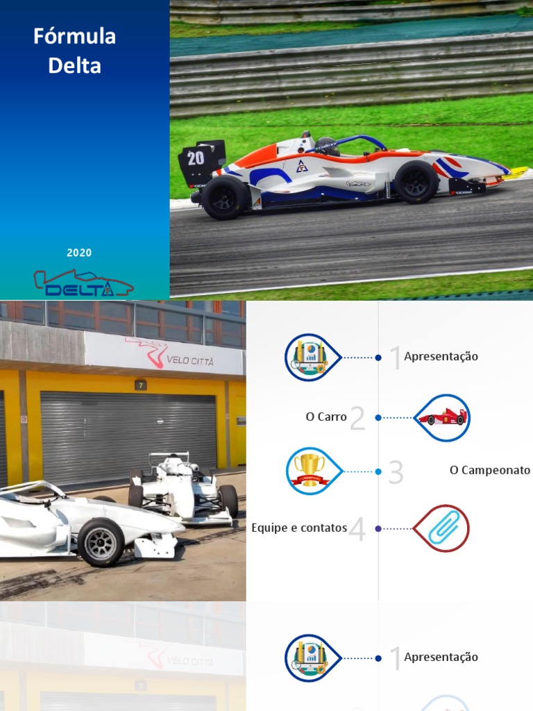 Formula Delta Temporada NOVO | PDF | Corridas de automóveis | Carro