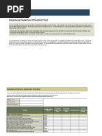 Employee Exit Checklist | PDF