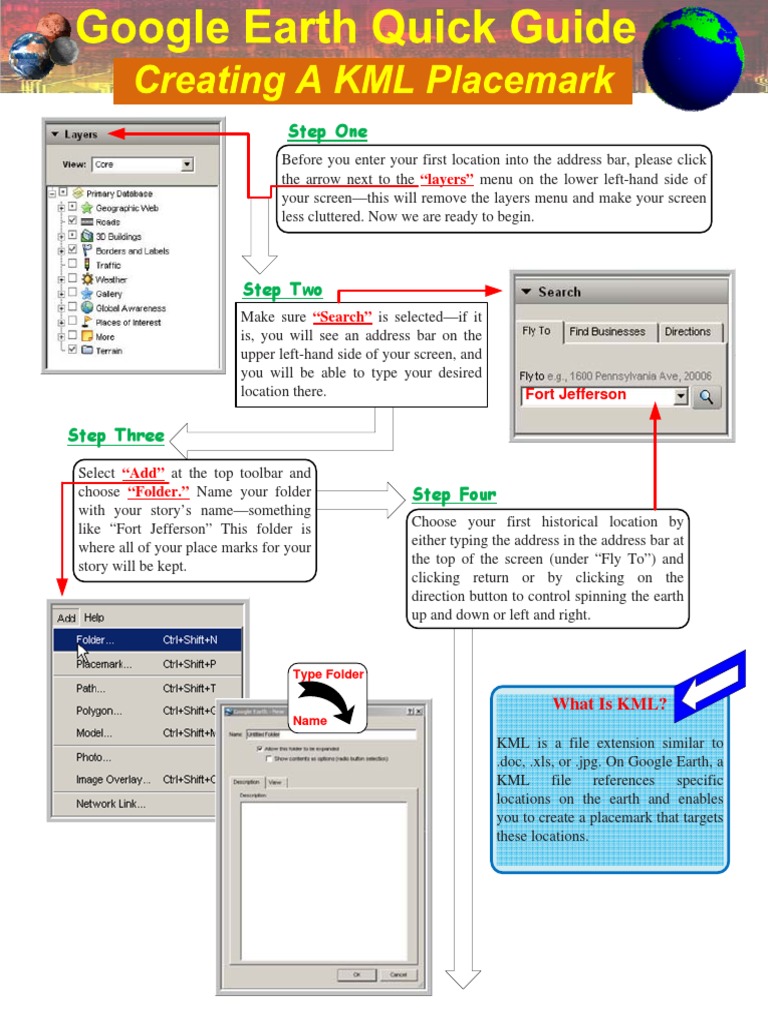 KML Quick Guide | PDF | Cyberspace | World Wide Web