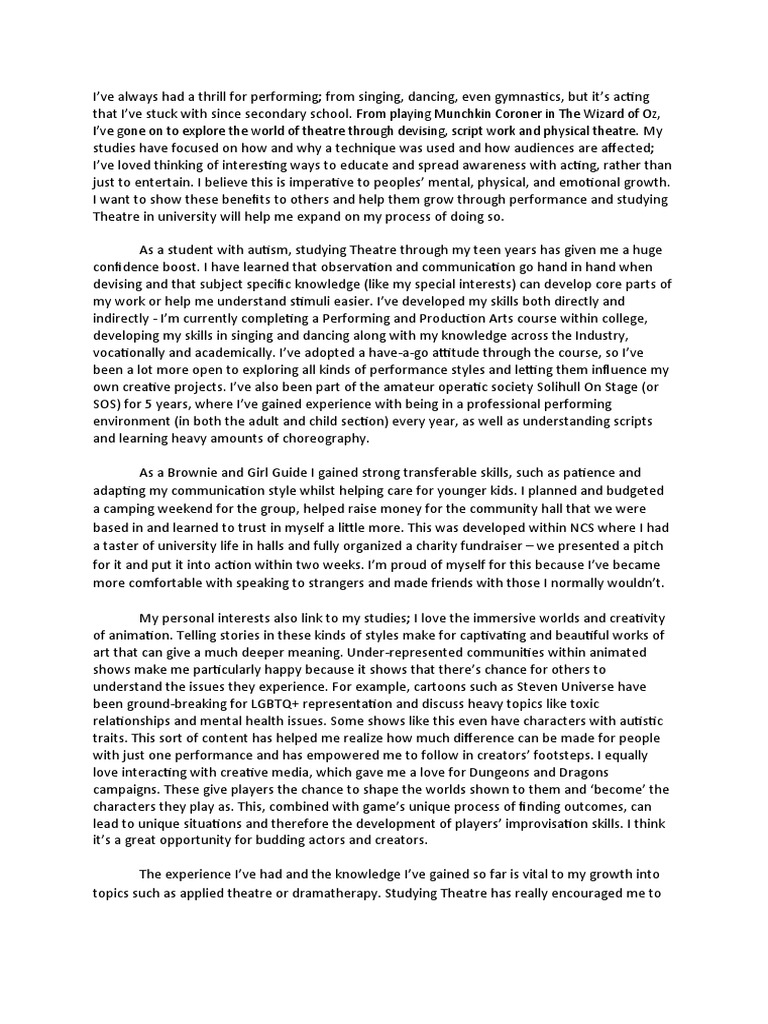 Ps Draft 5 | Download Free PDF | Singing | Adolescence