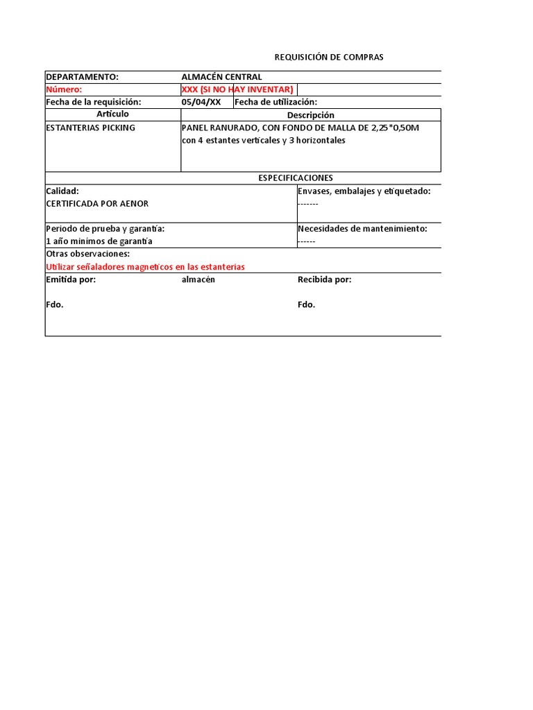 Requisición de Compras Act Final Pág 41 n1 | PDF