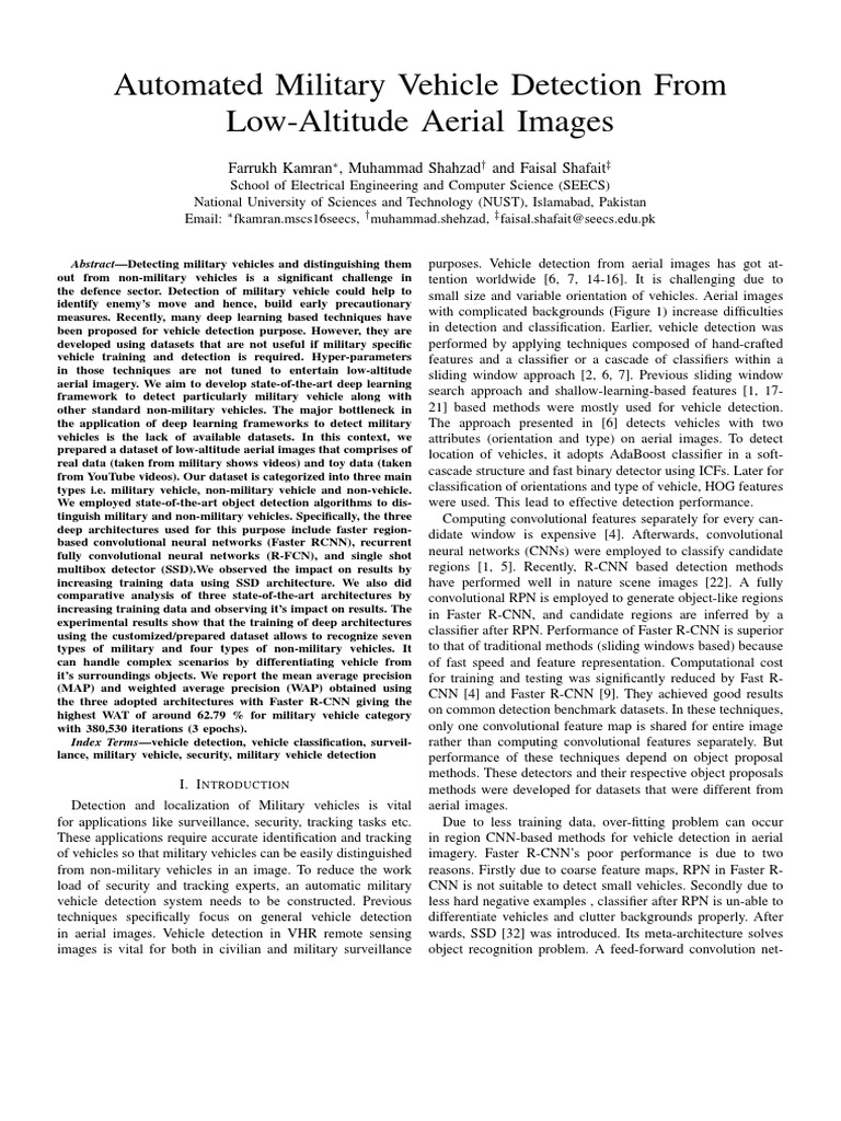 Automated Military Vehicle Detection From Low-Altitude Aerial Images ...